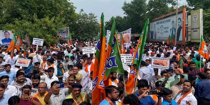 Lumpy Skin Disease: BJP Protest Over Cattle Deaths in Rajasthan’s Jaipur
