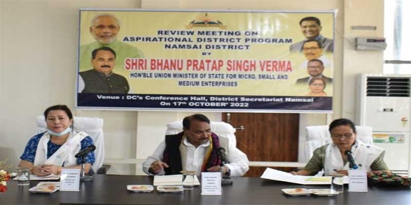 Arunachal: Minister reviews Aspirational District Programme of the NITI ...