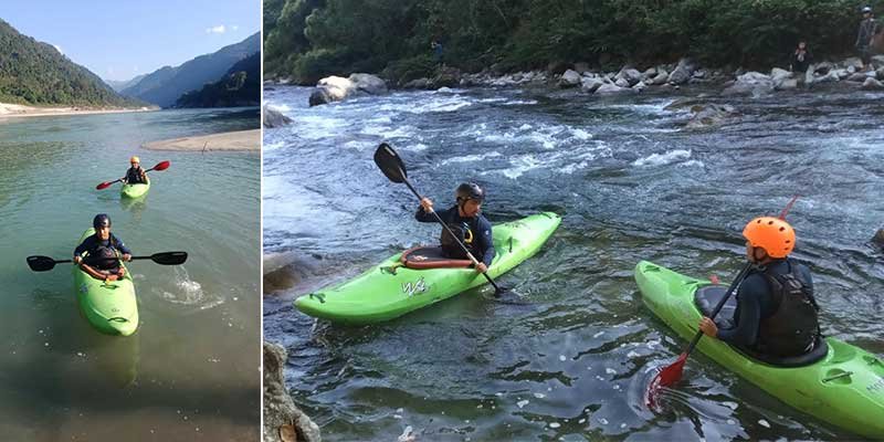 Arunachal: kayaking expedition at Yembung River to promote tourism