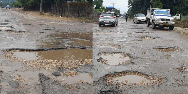 Arunachal: Dilapidated PLT road causes trouble to daily commuters