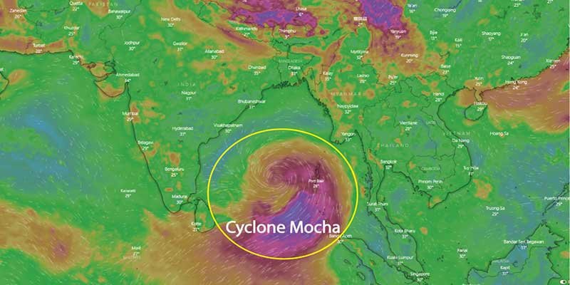 Cyclone Mocha over Bay of Bengal will likely develop into a severe ...