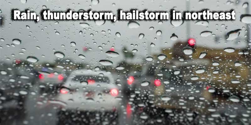 Weather report: IMD issued alert of rain, thunderstorm, hailstorm in ...