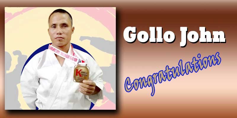 Arunachal: GYA congratulates Gollo John for wining Gold Medal