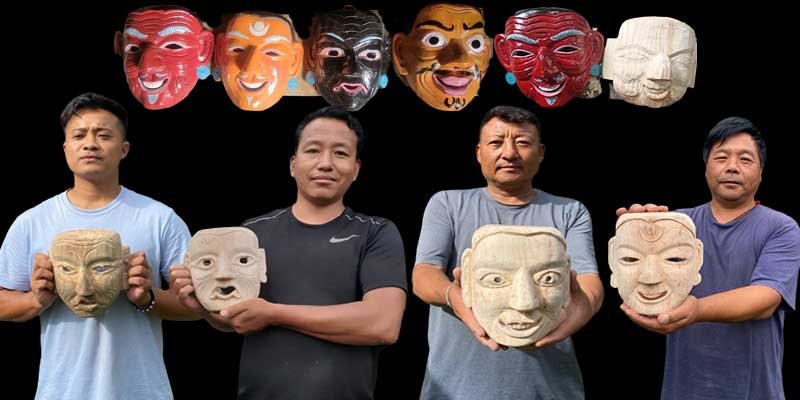 Arunachal: wooden mask making workshop held at Shergaon