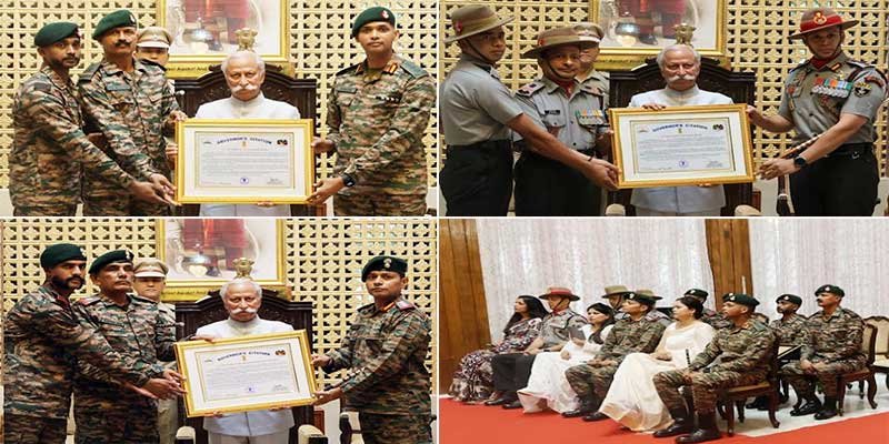 Arunachal: Governor Honours Armed Forces Units with Citations for ...