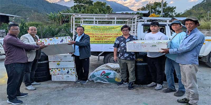 Arunachal: KVK Conducts Micro-Irrigation Training for Pulses Boost