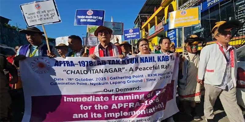 Arunachal: Thousands March in Itanagar for Religious Freedom