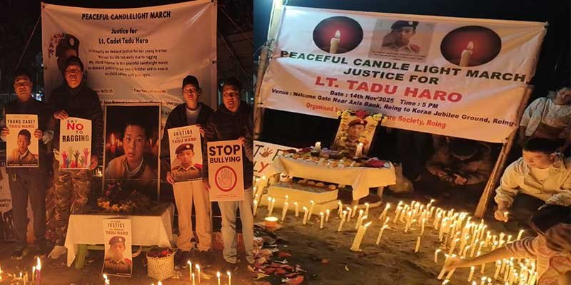 Arunachal: Statewide Candlelight March, Calls for Justice in Tadu Haro Case