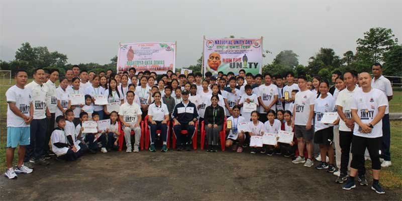 Arunachal: Run for Unity Held at 5th IRBn Pasighat Campus