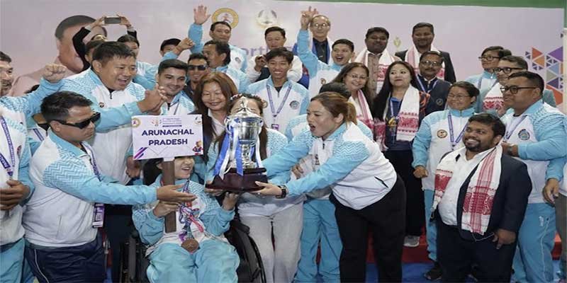 Team Arunachal Wins Record 84 Medals in NE Para Games 2025