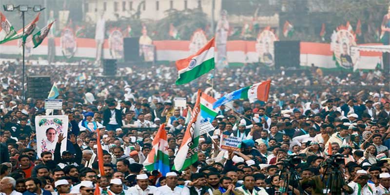 Congress Holds ‘Vote Chor, Gaddi Chhod’ Rally