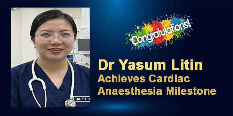 Arunachal’s Dr Yasum Litin Achieves Cardiac Anaesthesia Milestone